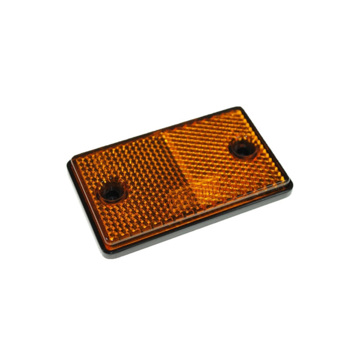 Rectangle Amber Reflector Trailer Side | Edwards Trailers