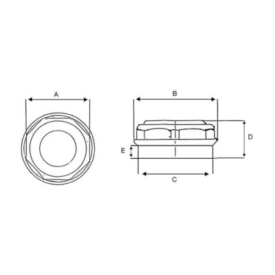 ADR Hub Cap 80mm | Edwards Trailers
